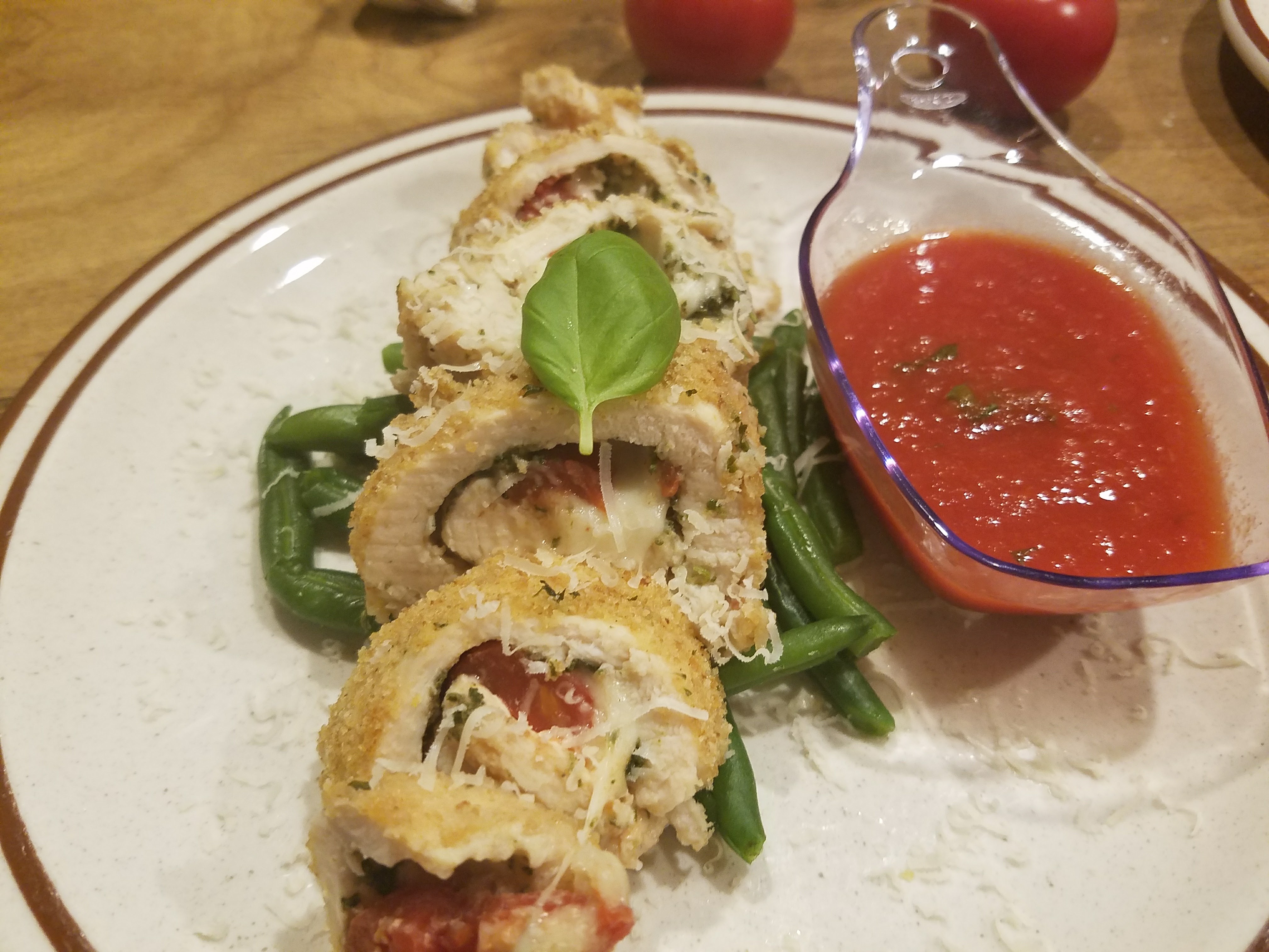 Inside Out Chicken Parmesan Roll – Cooking My Butt Off